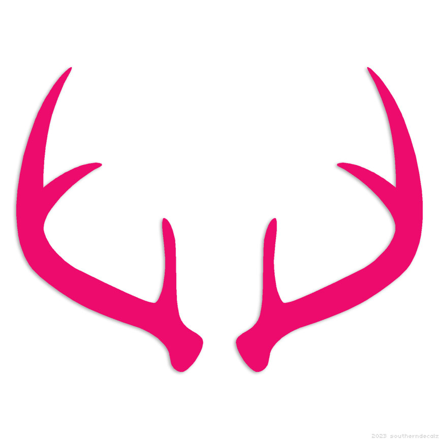 Pink Deer Antler Clip Art